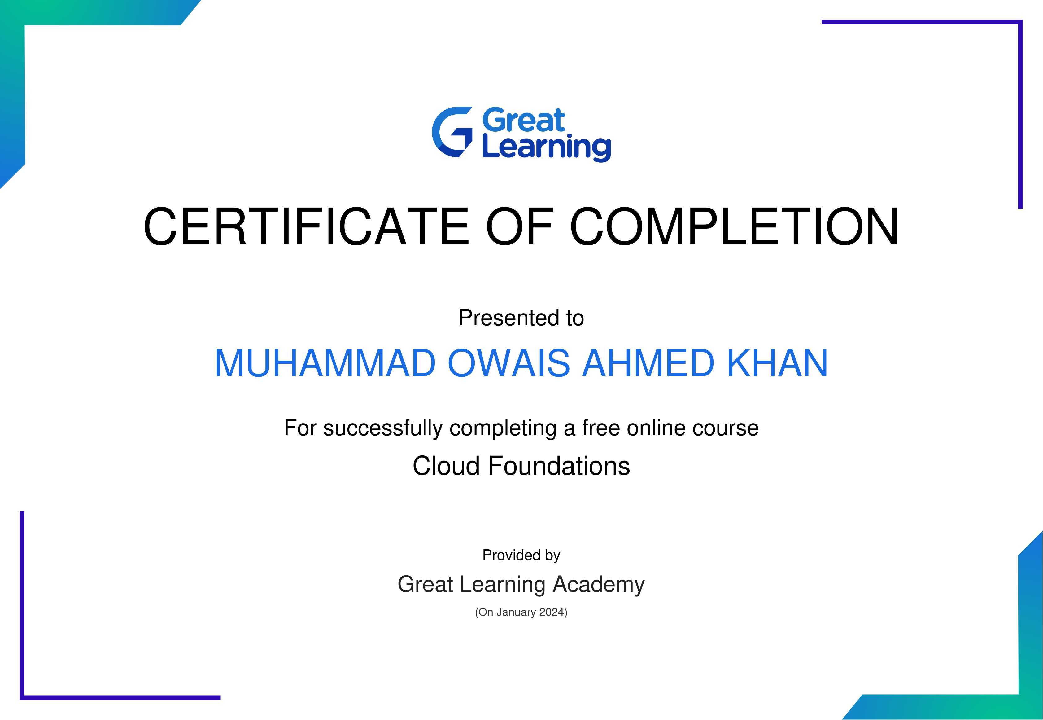 Muhammad Owais Ahmed Khan - IT Officer | OCI | Oracle Apex | Oracle ...