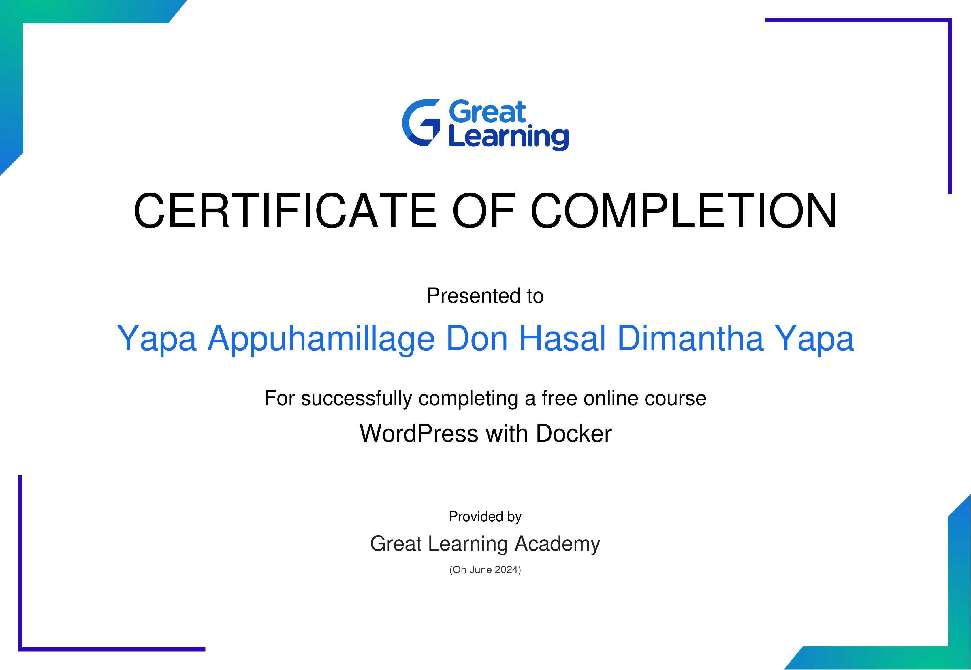 Hasal Yapa - Bachelor of Information Technology (Reading) | LinkedIn